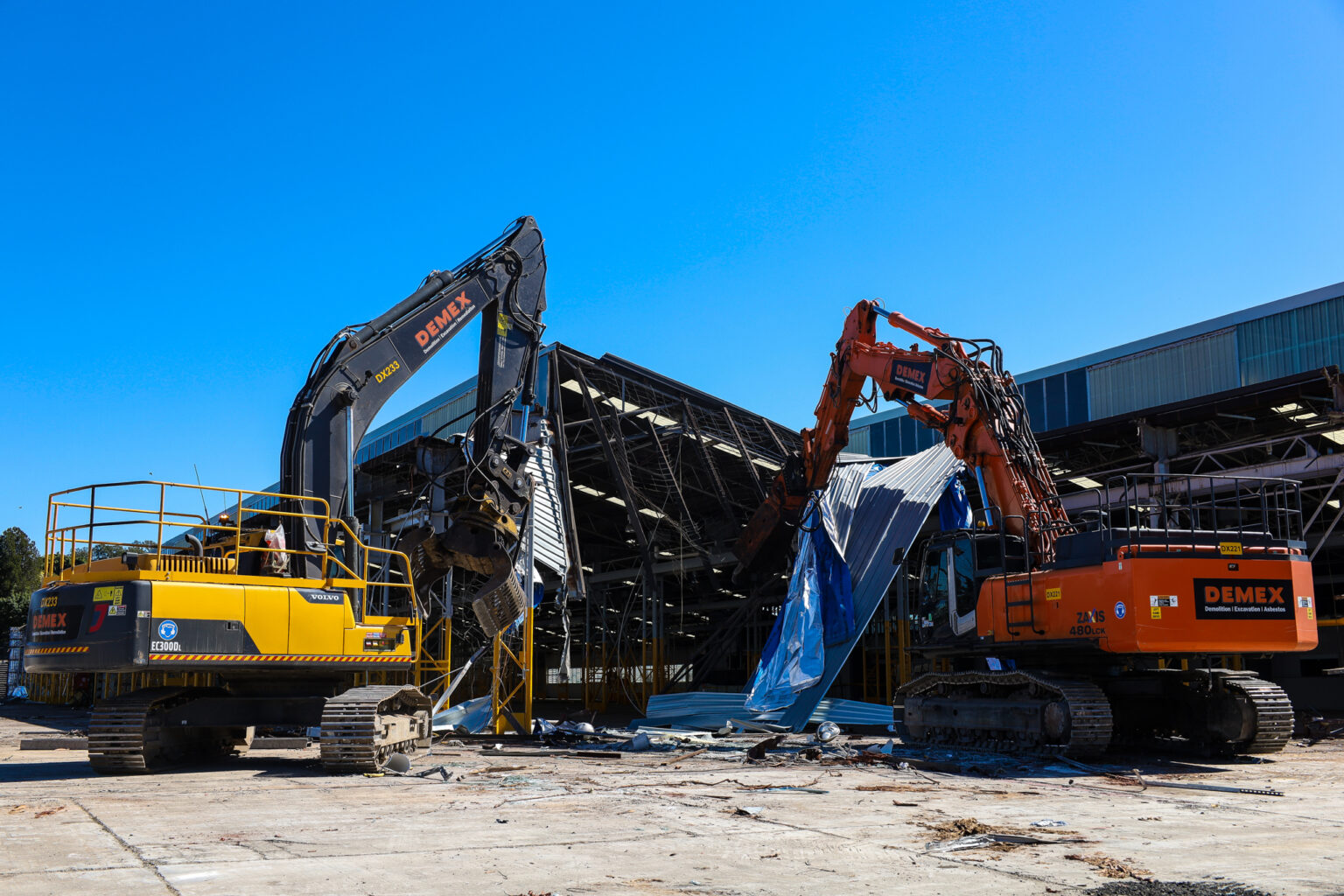 DEMEX | Demolition Contractor | Equipment, Resources & Machinery